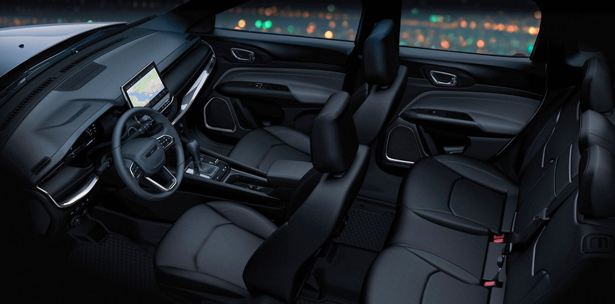 Interior - Fotos e detalhes | Novo Jeep® Compass 4xe | Jeep®