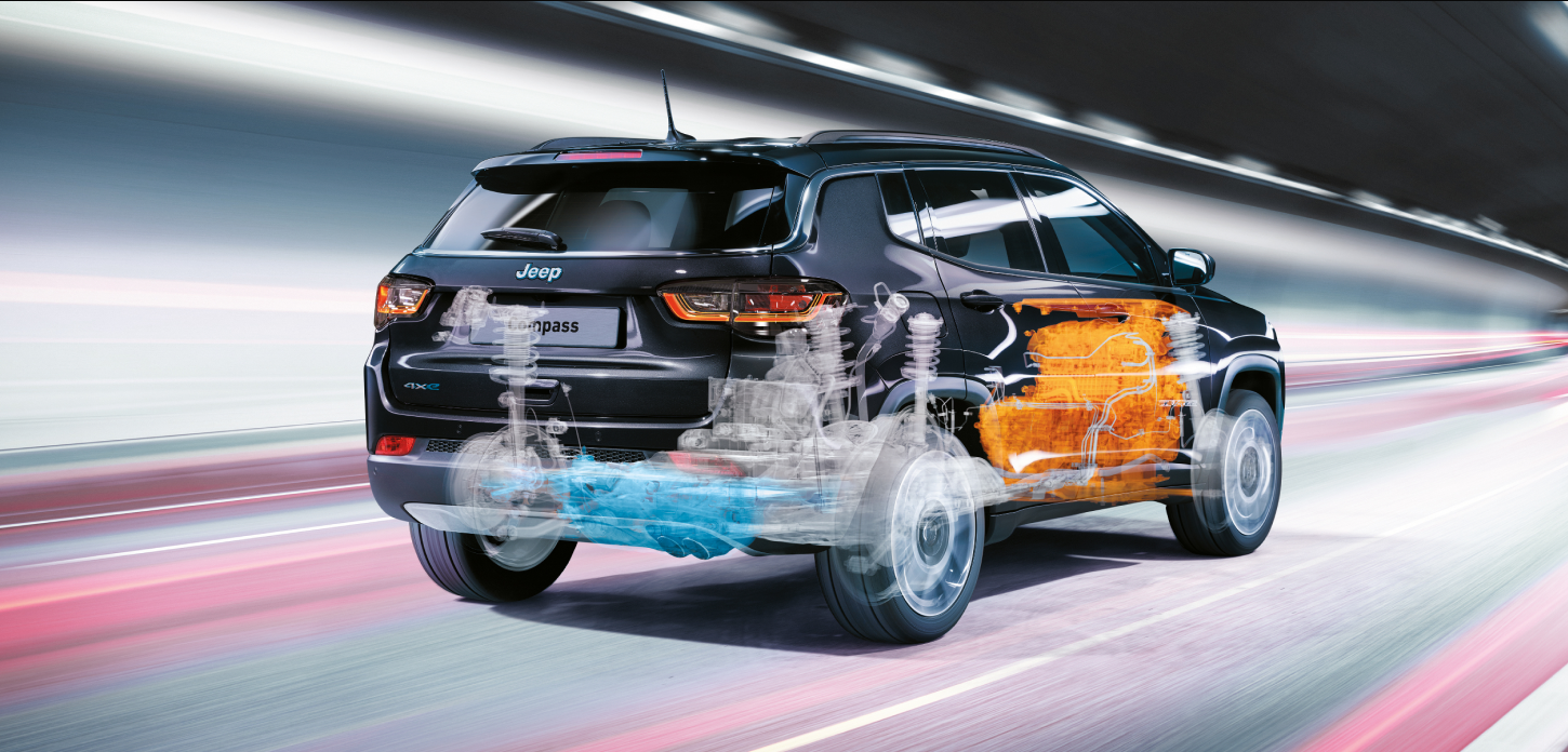 Desempenho do Jeep® Compass 4xe | Motor híbrido Plug-In | Jeep®